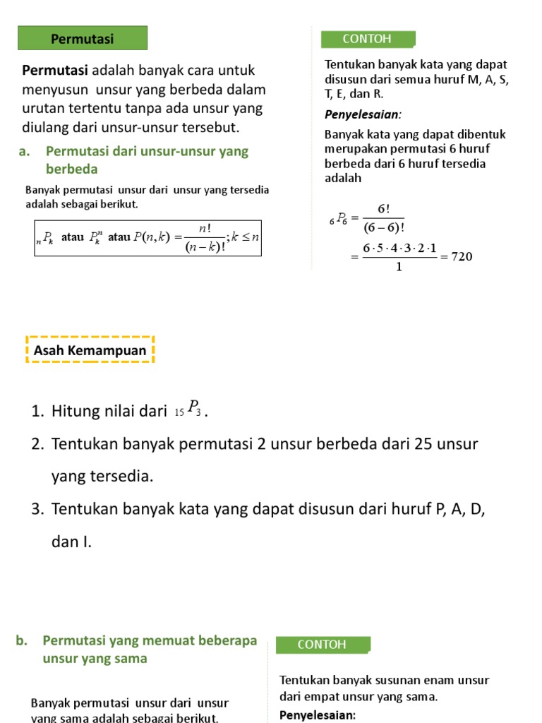 Permutasi 1 | PDF