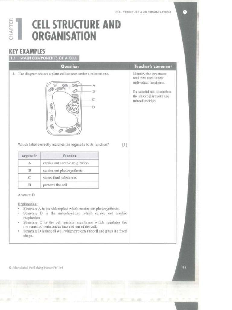IGCSE 0610 Biology Topical Questions | PDF