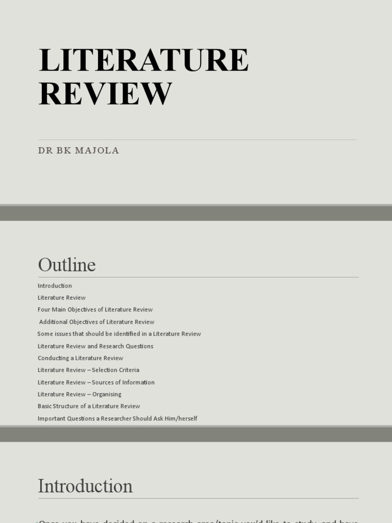 Literature Review | Download Free PDF | Methodology | Science Literature Review | Download Free PDF | Methodology | Science