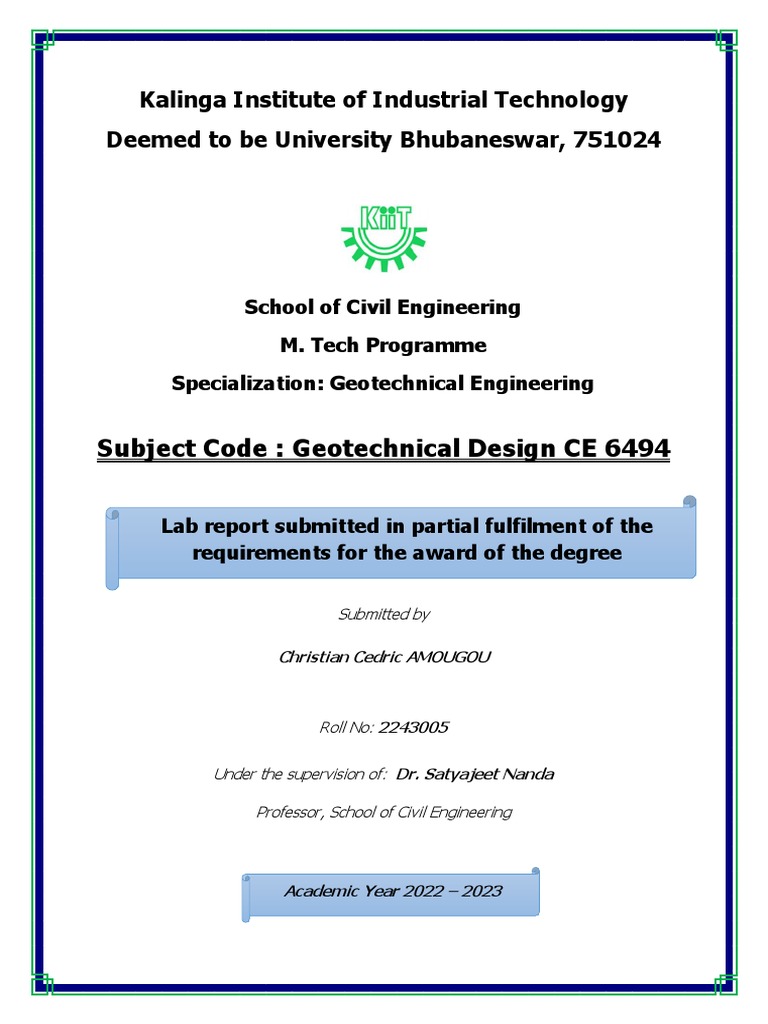 Computational Lab Report Pdf 
