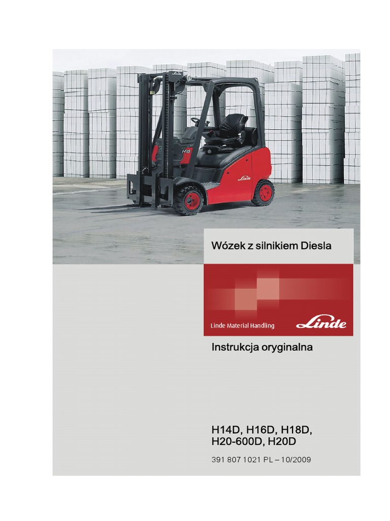 Linde H20D DTR | PDF