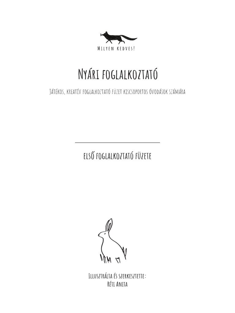 Nyari Foglalkoztato Fuzet 10 Oldal | PDF