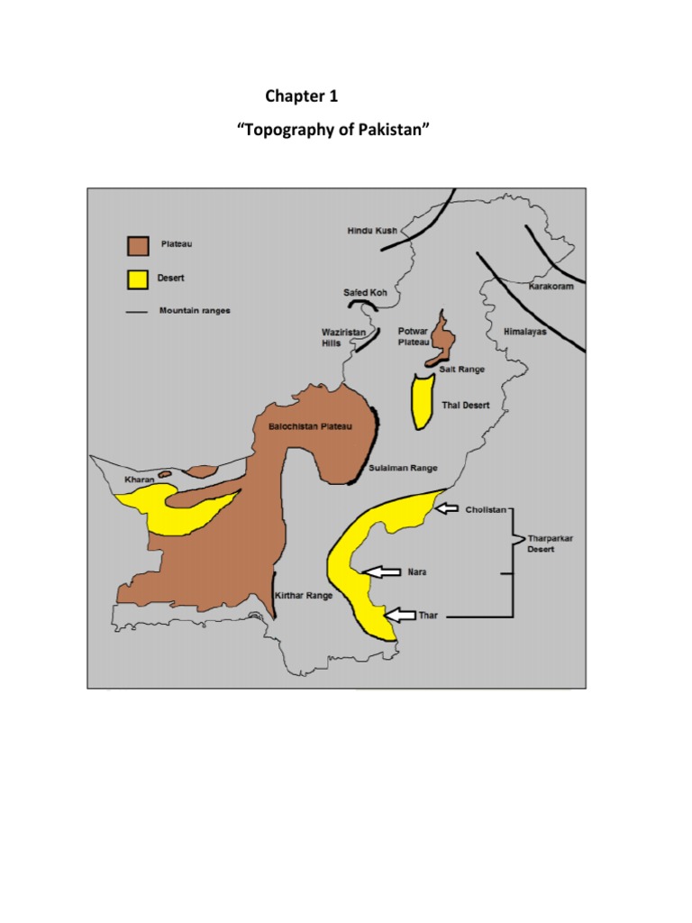 Chapter 1 Topography | PDF