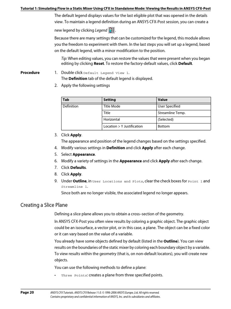 CFX Static Mixer Flow Simulation Guide | PDF | Computer Science | Software