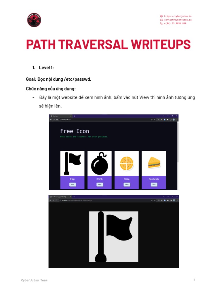 Writeups Path Traversal 1-3 | PDF