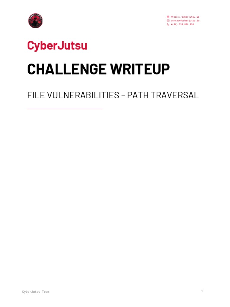 Writeups Path Traversal 4-6 | PDF