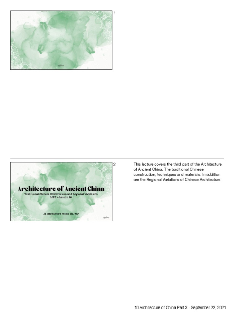 10 Architecture of China Part 3 | Download Free PDF | Building Engineering | Architectural Design