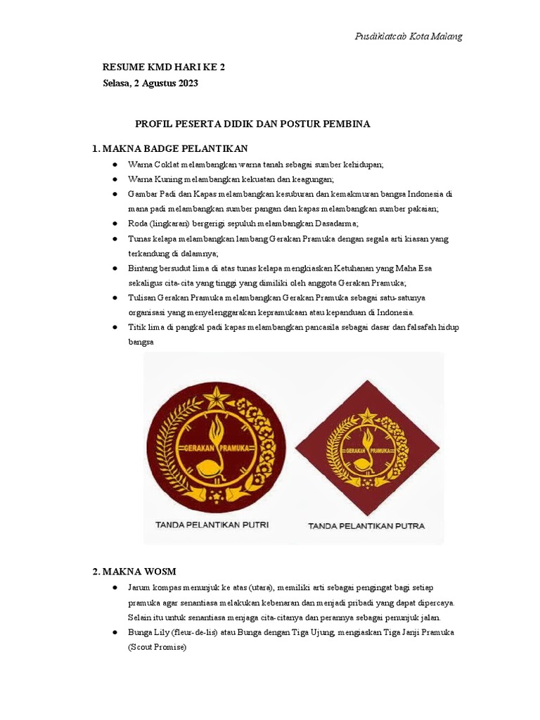 Resume KMD 2 Agustus 2023 | PDF