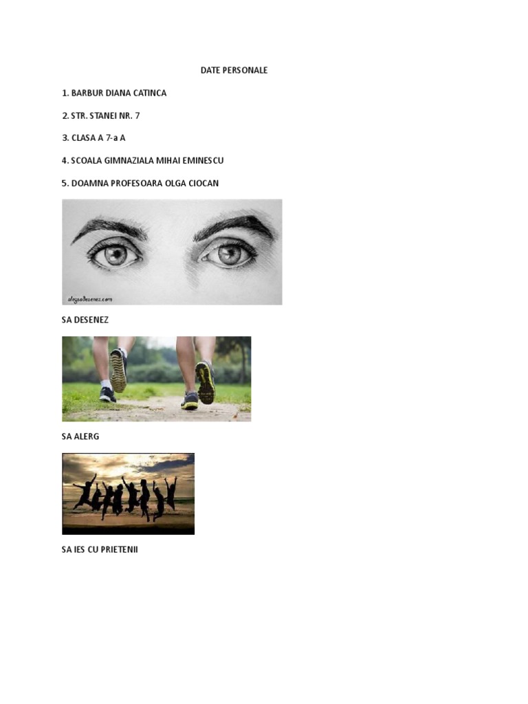 Date Personale | PDF