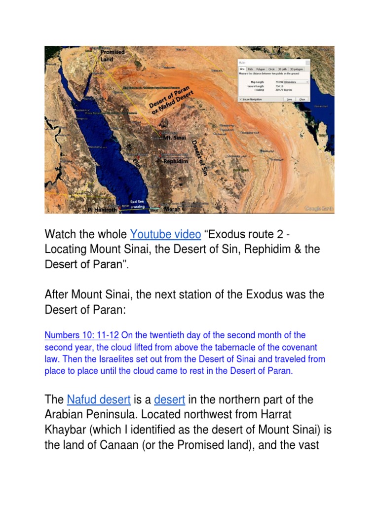The Desert of Paran Where The Israelis Wandered For 40 Years Is The ...