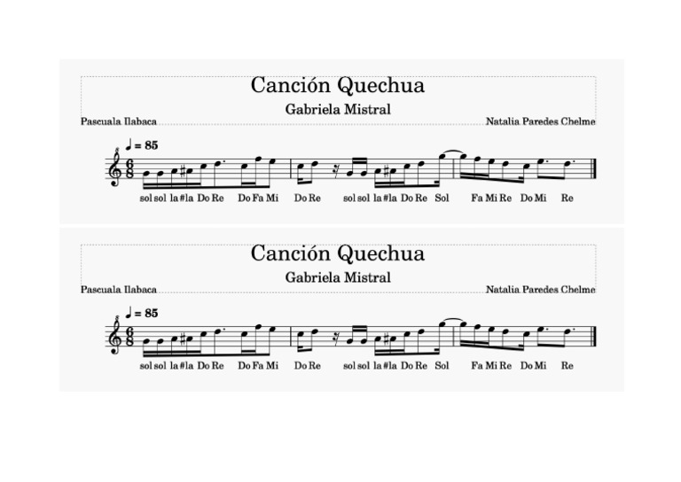 Cancion Quechua | PDF