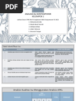 Analisis Penetapan Isu Dengan APKL Dan USG | PDF