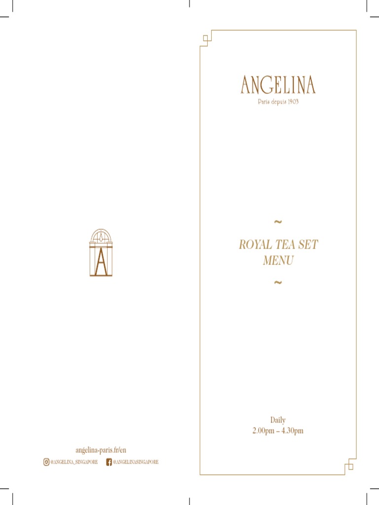 Royal Tea Set Menu | PDF | Pancake | Food And Drink Preparation