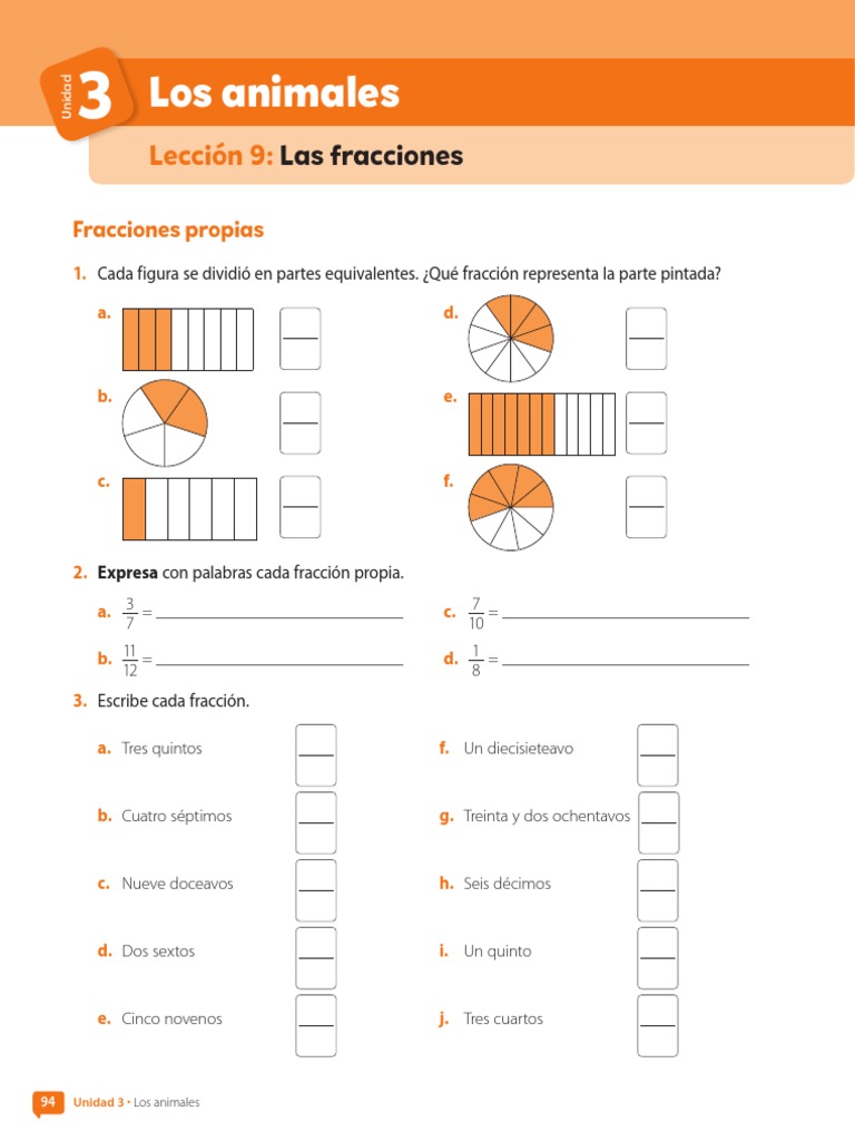 Fracciones_Guia de Ejercicios | PDF