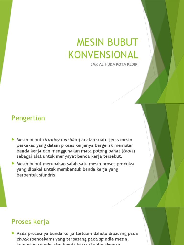 Mesin Bubut Konvensional | PDF