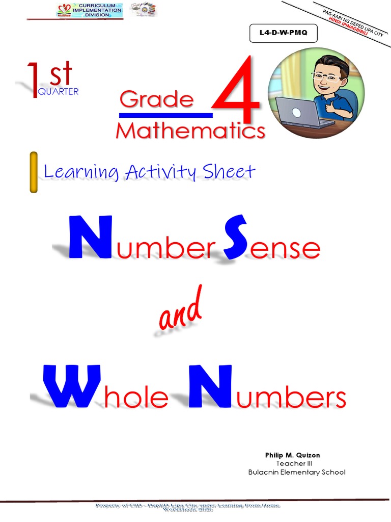 Mathematics Grade: N S W N | PDF