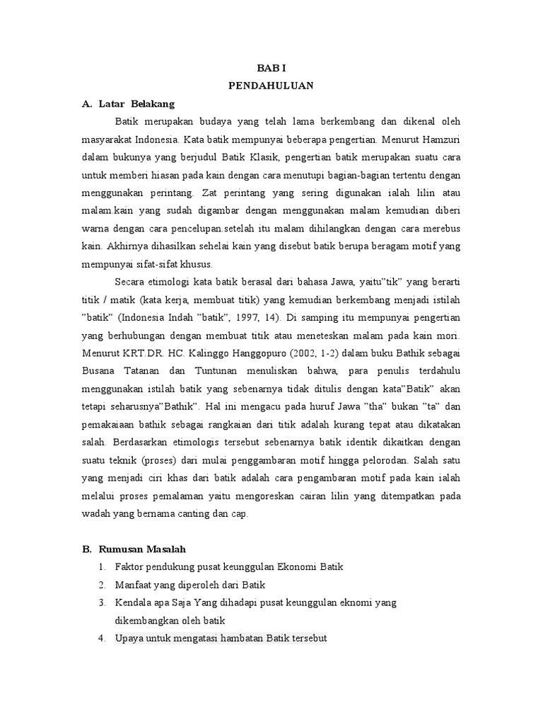 Makalah Batik | PDF