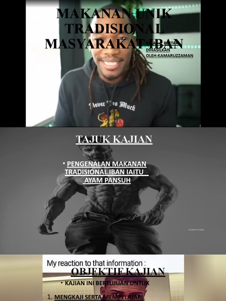 Makanan Unik Tradisional Masyarakat Iban | PDF