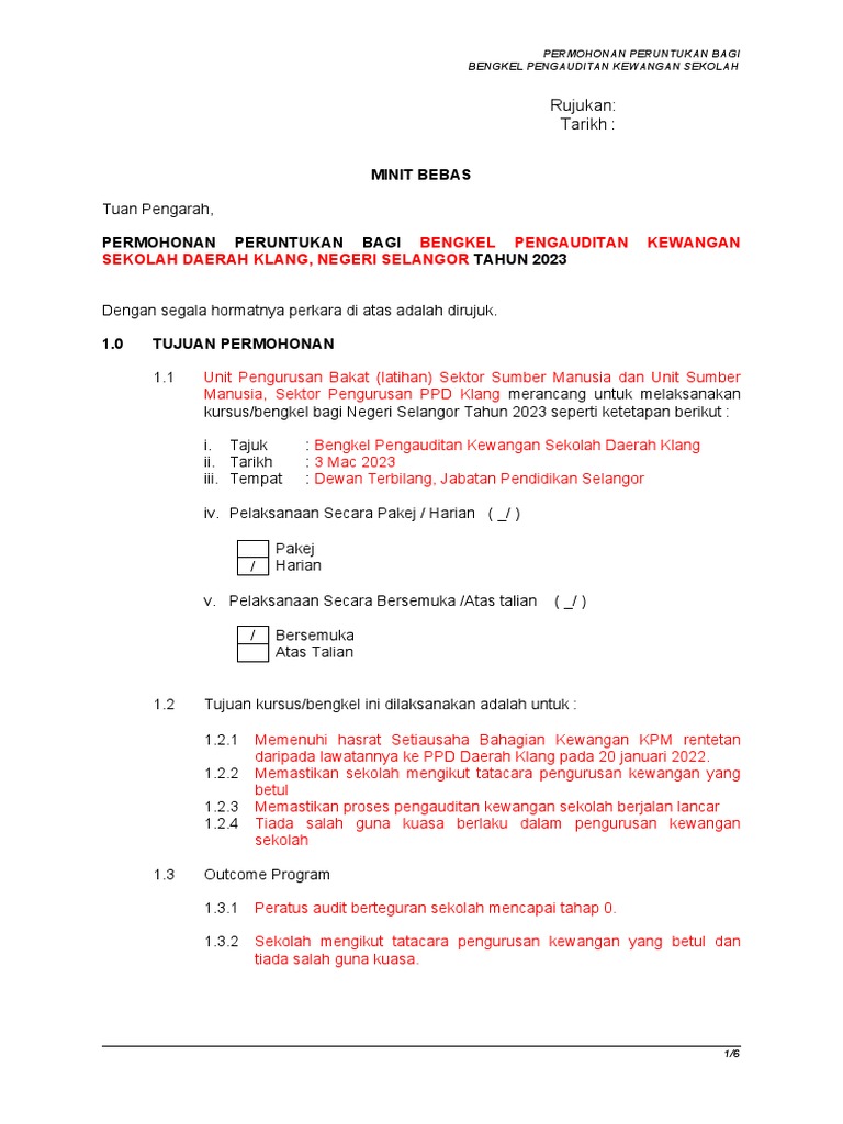 Minit Bebas - Format Baru 2023 | PDF