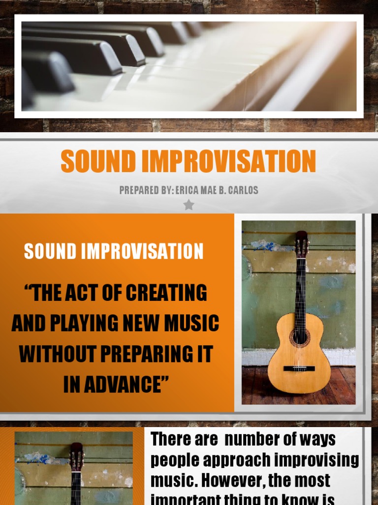 Sound Improvisation | PDF