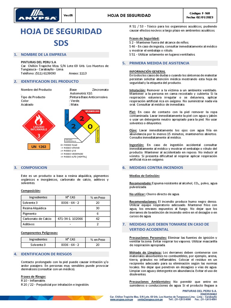 Base Zincromato Automotriz x10 | PDF