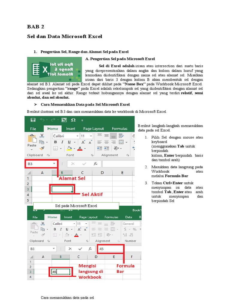 Bab 2 Ms Excel Pdf 