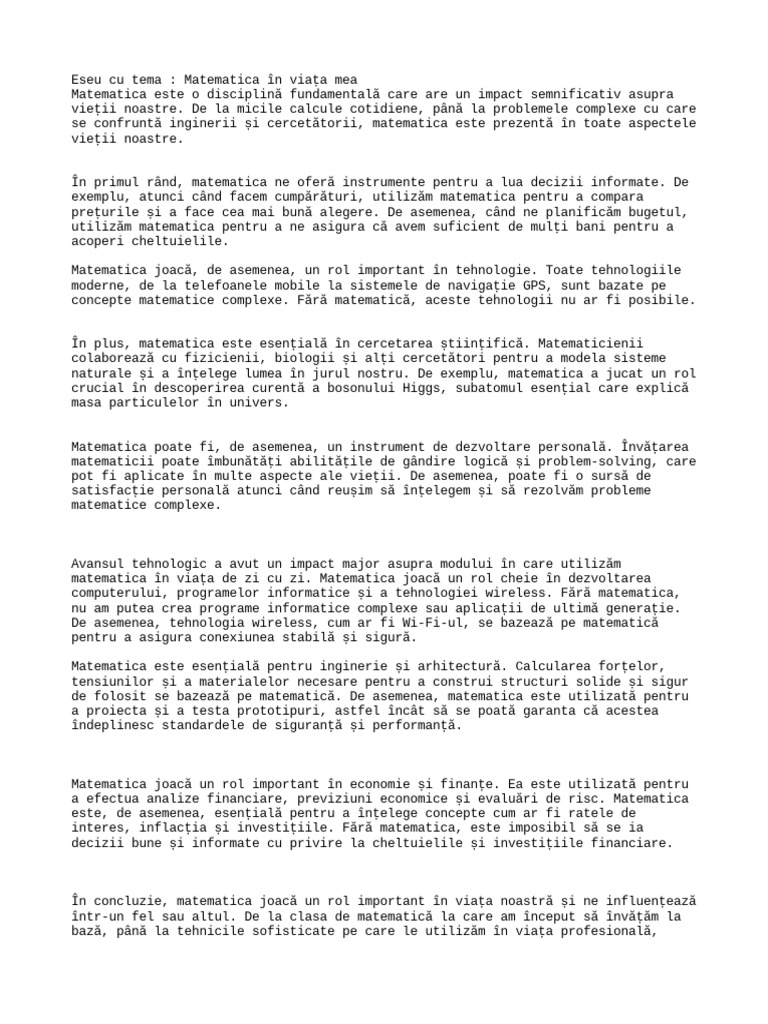 Eseu Mate | PDF