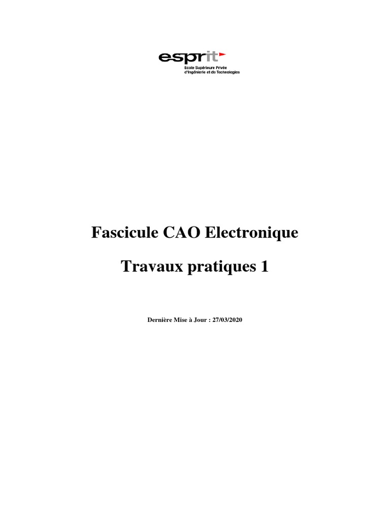 Fascicule TP1 | PDF