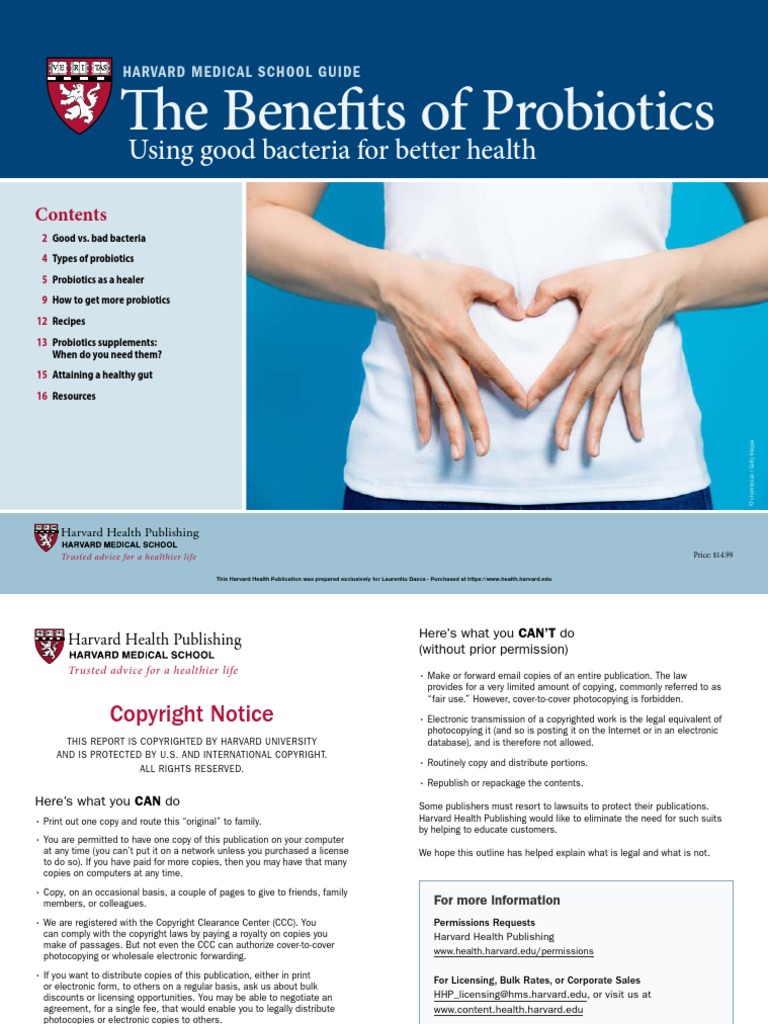 The Benefits of Probiotics Using Good Bacteria For Better Health ...