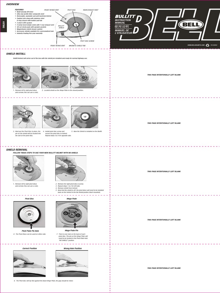 Bullitt Helmet Installation Manual | PDF