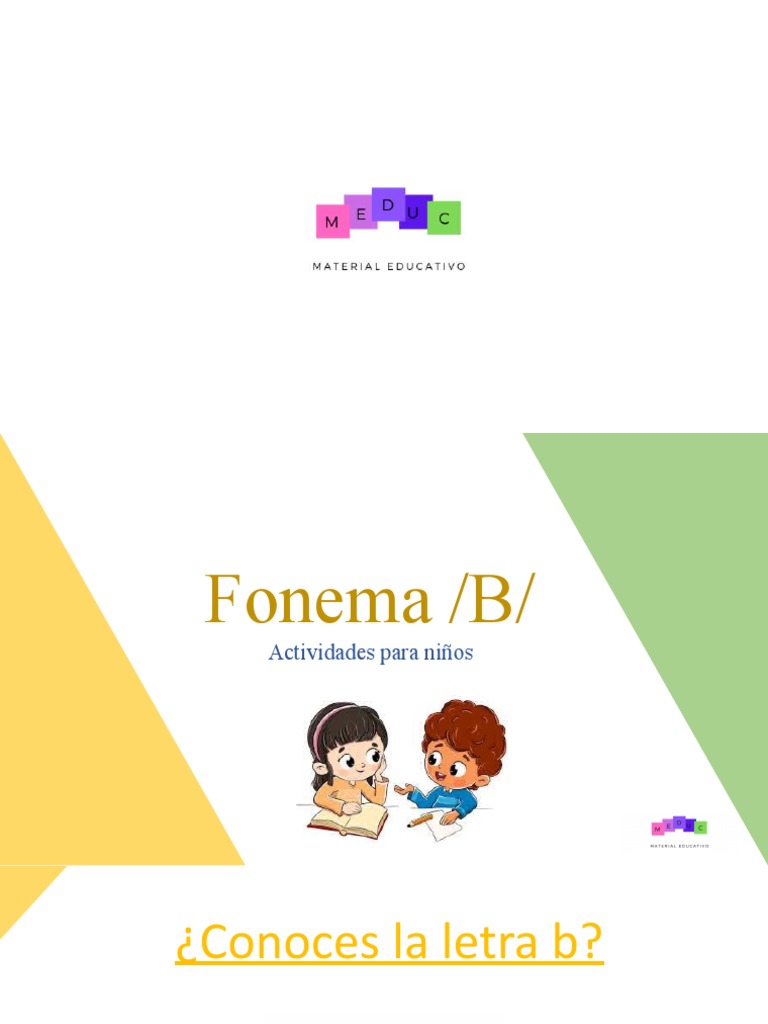Fonema B | PDF