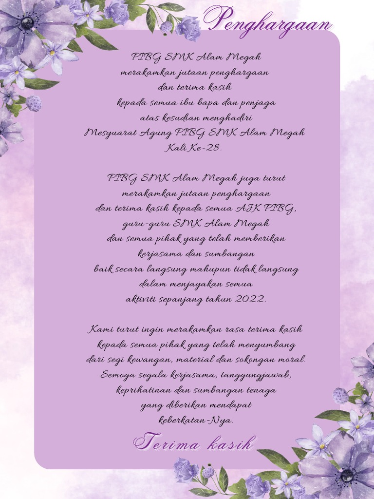 Buku Program Pibg 2023 | PDF