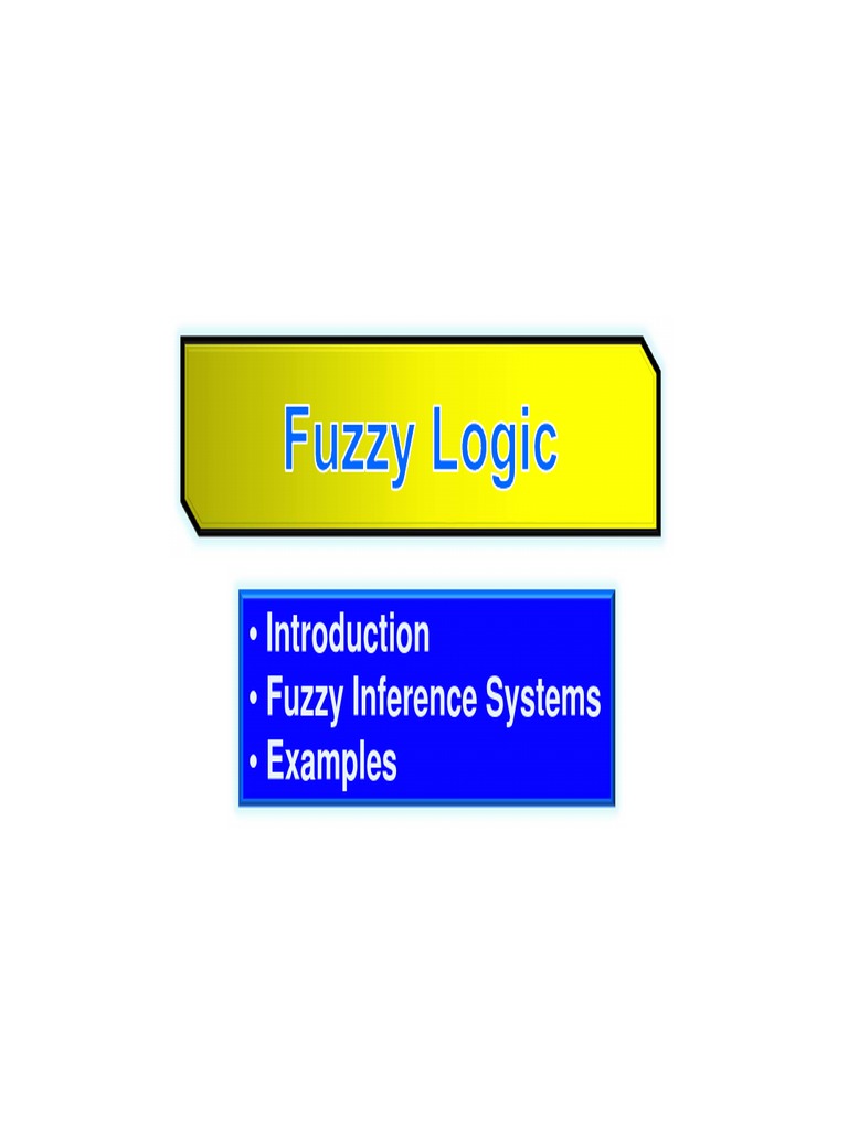 Introduction - Fuzzy Inference Systems - Examples | PDF | Fuzzy Logic ...