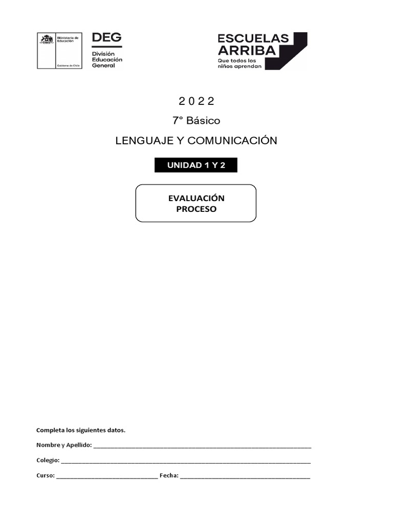 7°B U1y2 EVAL LENG EST PROC | PDF