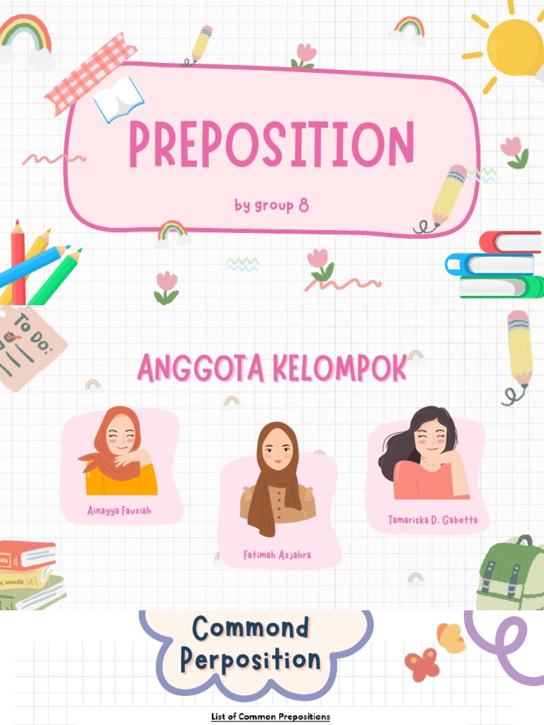 Preposition | PDF | Preposition And Postposition | Noun