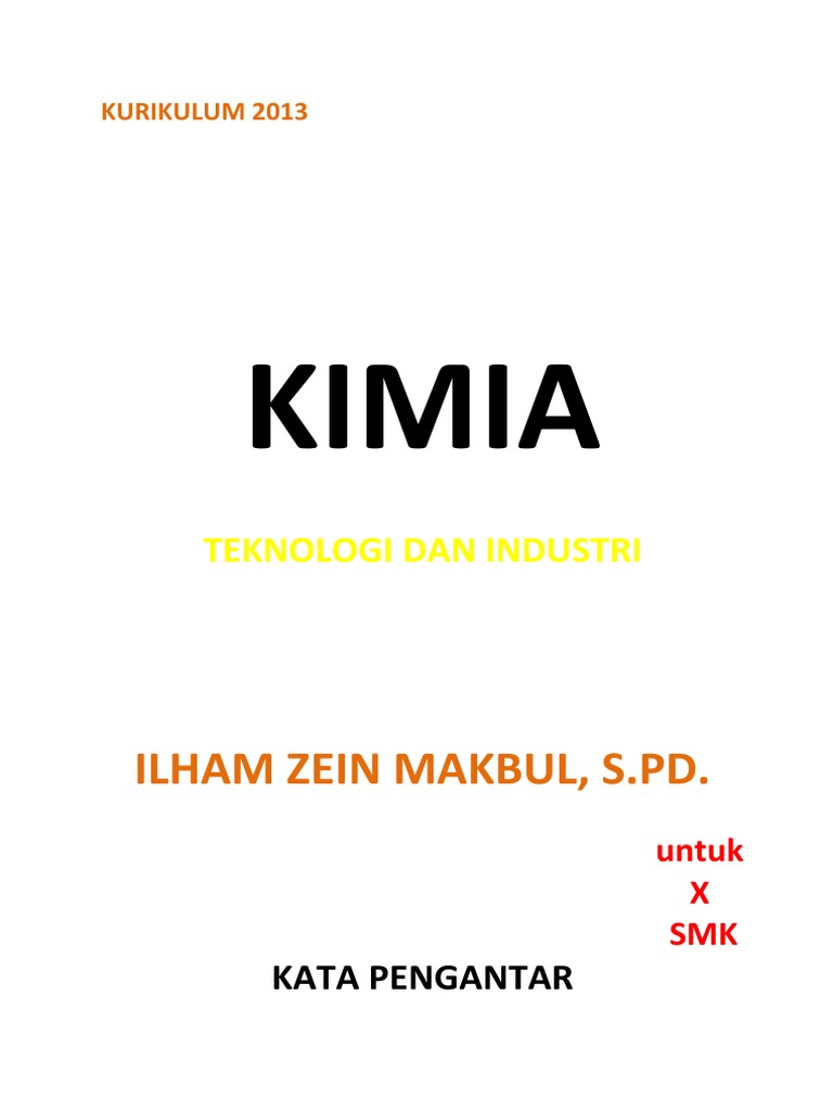Modul Kimia Kelas X SMK | PDF