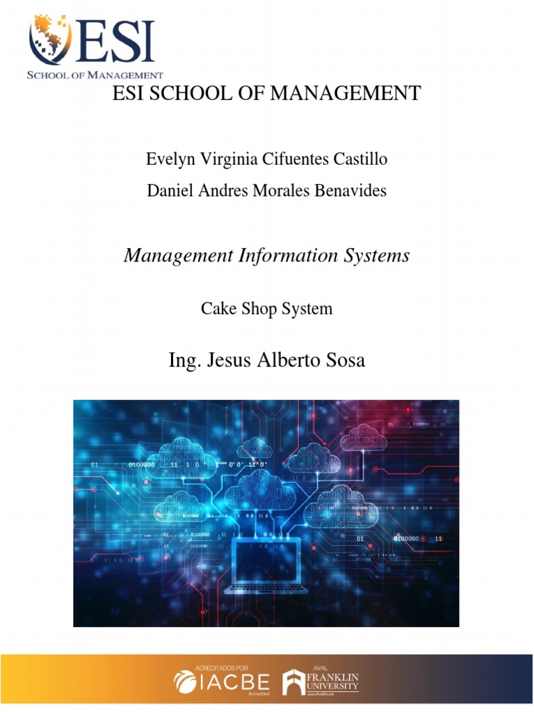 Management Information Systems - Cake Shop System | PDF | Economias ...