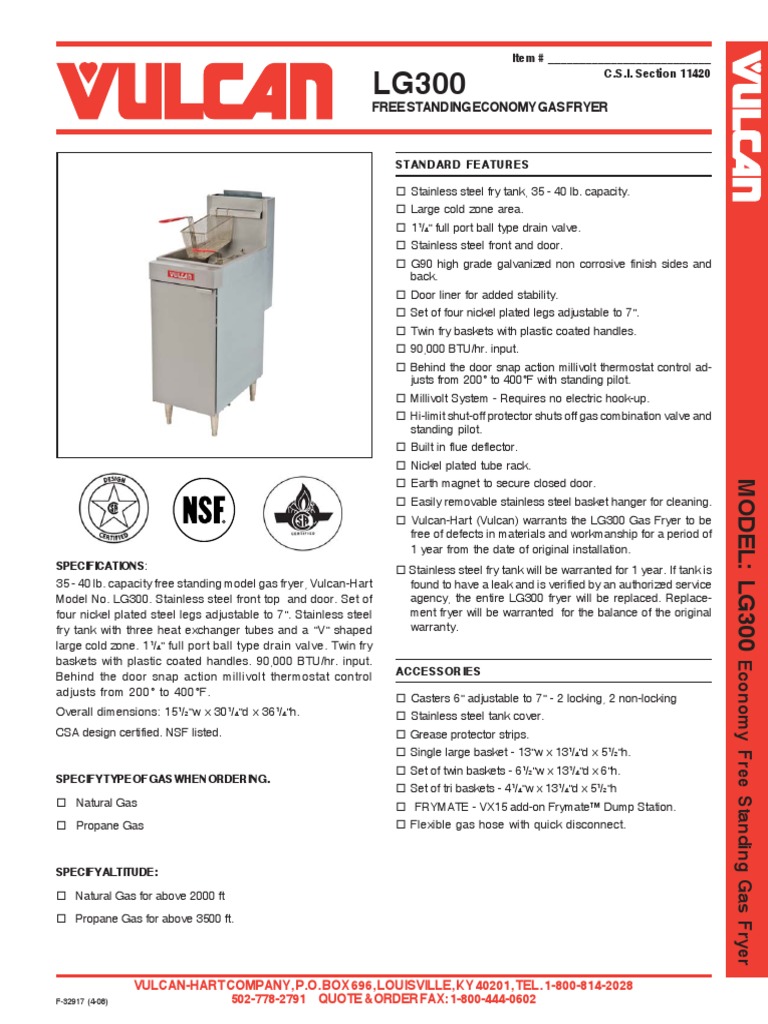 Ficha Tecnica LG300 | PDF