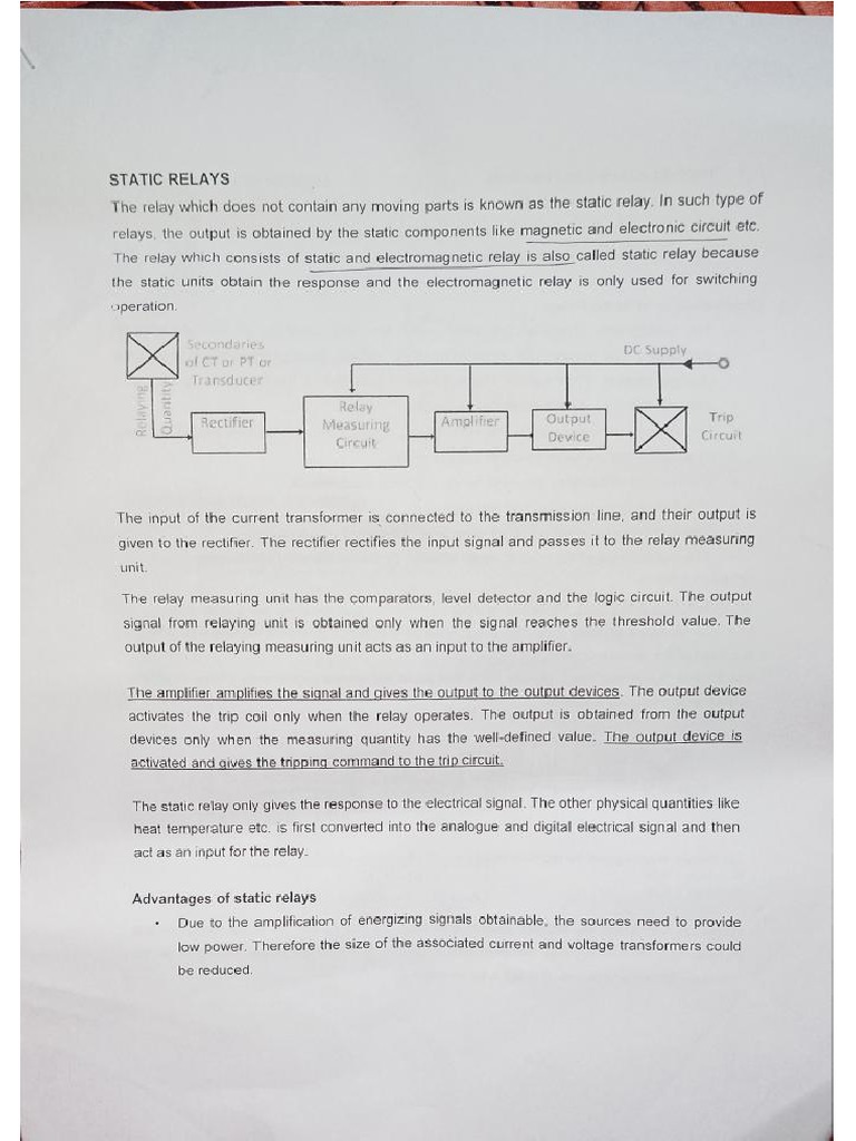 Static Relay | PDF