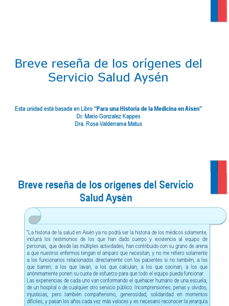 Breve Reseña de Los Orígenes Del Servicio Salud Aysén | PDF | Hospital | Chile