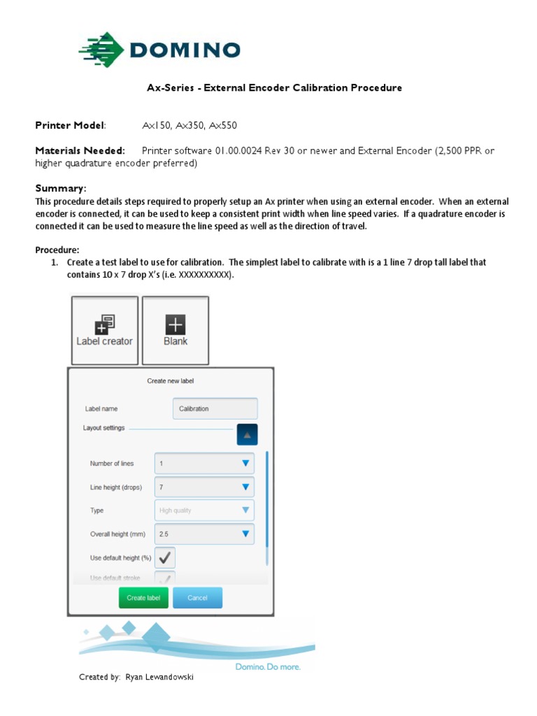 Ax-Series Encoder Calibration Guide | PDF