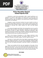 Oringon Elementary Intramurals Report | PDF