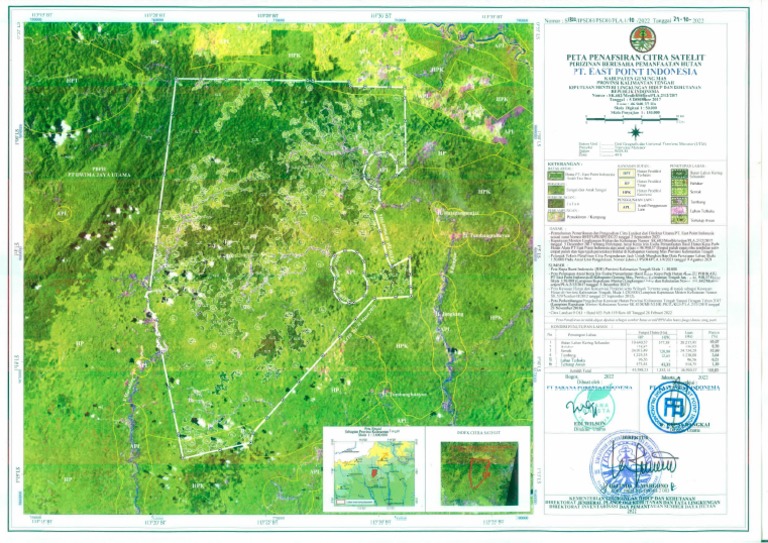 Peta Penafsiran Citra Landsat 2022 | PDF