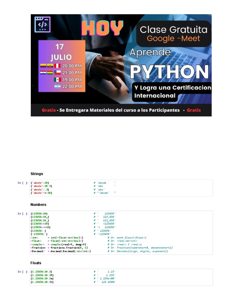 Python_Hoja_Trucos | PDF