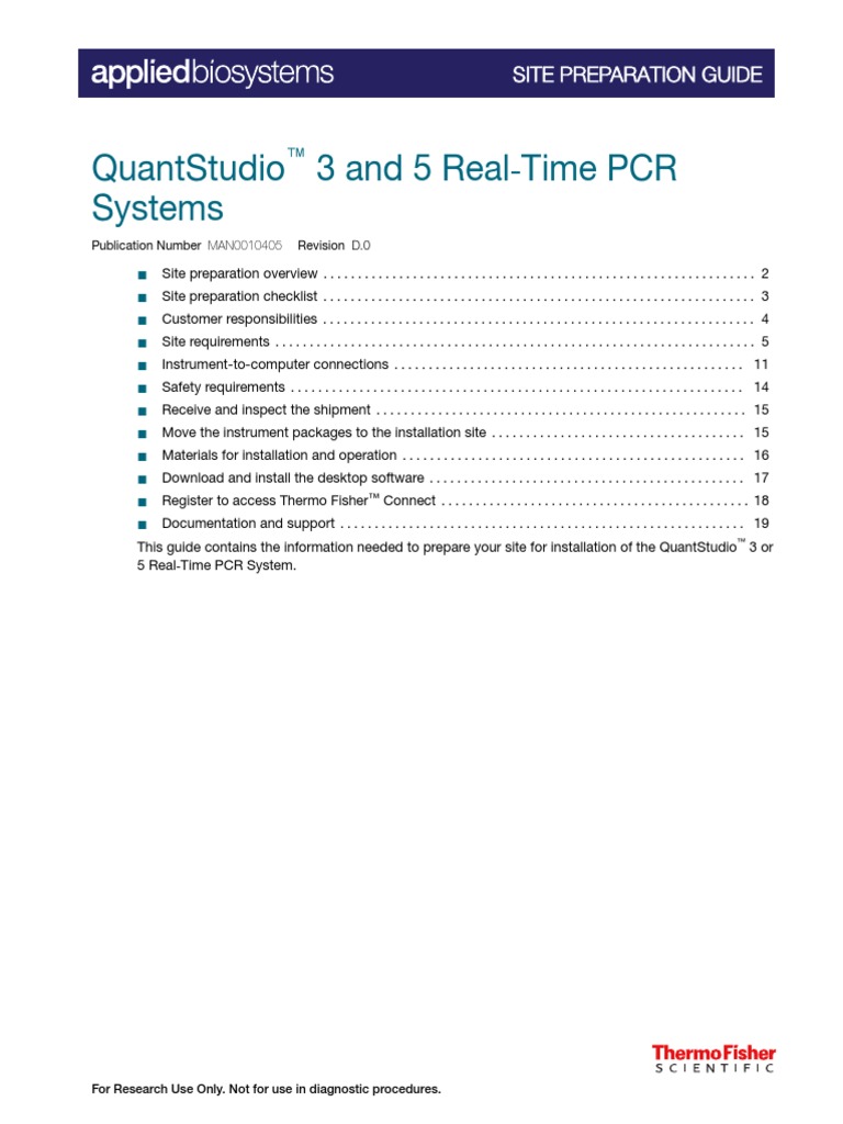 MAN0010405 QuantStudio 3 5 Sys SPG | PDF