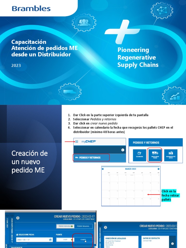 Creación de Un Nuevo Pedido ME - Mychep | PDF