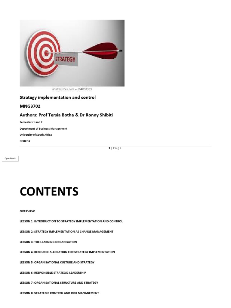 MNG3702 Study Guide 2023 | PDF | Strategic Management | Competitive ...