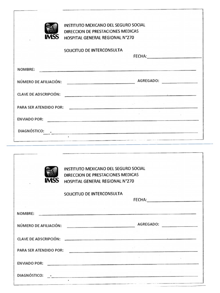 6.-Solicitud de Interconsulta | PDF