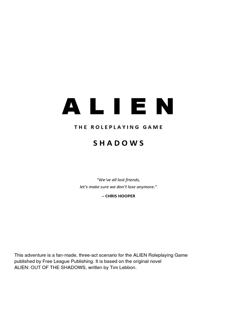ALIEN Shadows | PDF | Elevator | Unmanned Aerial Vehicle