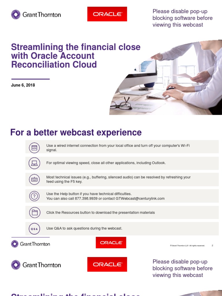 06 06 Oracle Account Reconciliation Cloud | PDF
